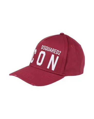 Dsquared2 Printed Baseball Cap - Burgundy
