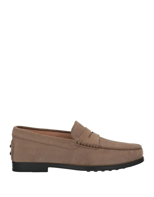 TOD'S Loafers In Leather - Beige