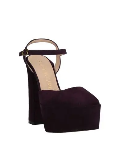 STUART WEITZMAN Pumps In Leather - Purple