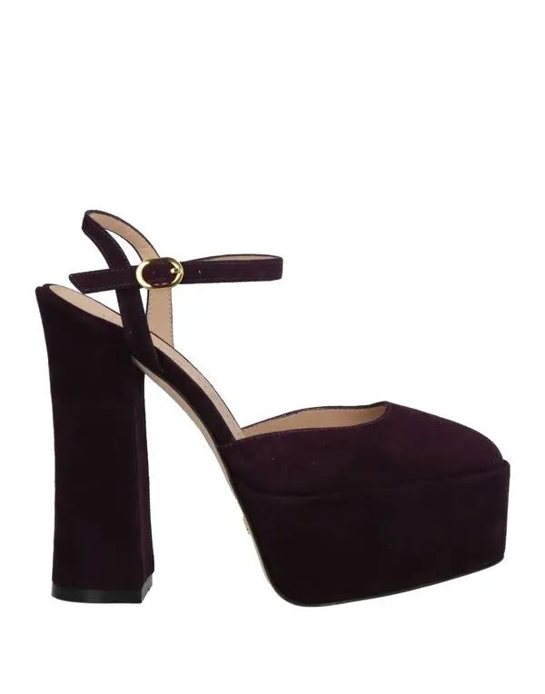 STUART WEITZMAN Pumps In Leather - Purple