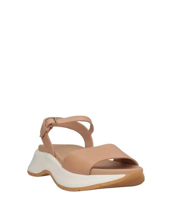 Hogan Leather Sandals - Beige