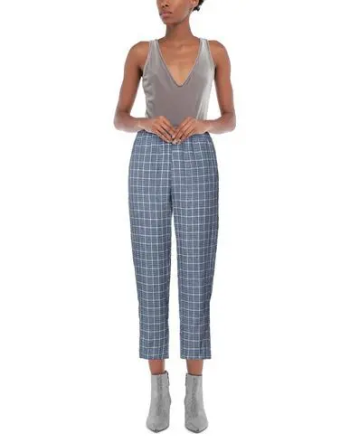 MANILA GRACE Tapered Checked Pants