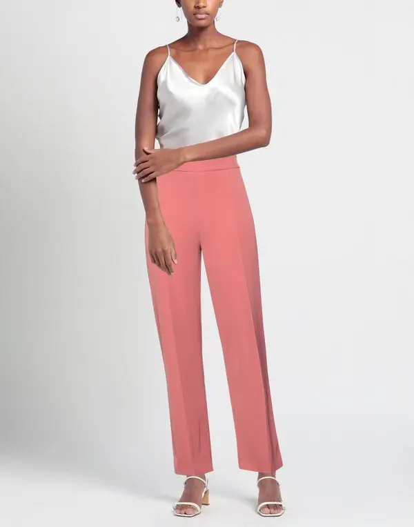BOUTIQUE DE LA FEMME Straight Leg Pants - Pink