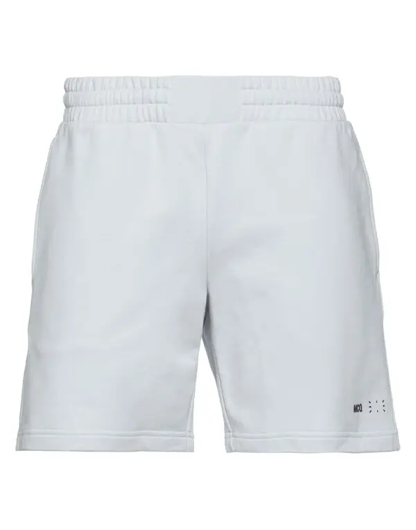 Alexander McQueen Light Cotton Blend Shorts - Grey