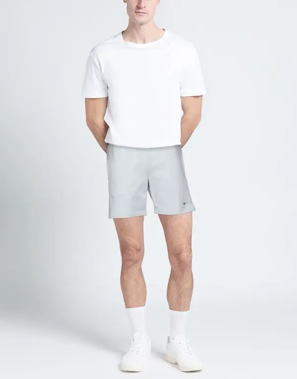 Alexander McQueen Light Cotton Blend Shorts - Grey