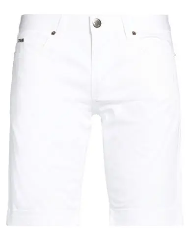 Emporio Armani Cotton-elastane Bermuda Shorts - White