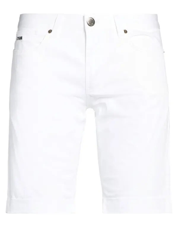 Emporio Armani Cotton-elastane Bermuda Shorts - White
