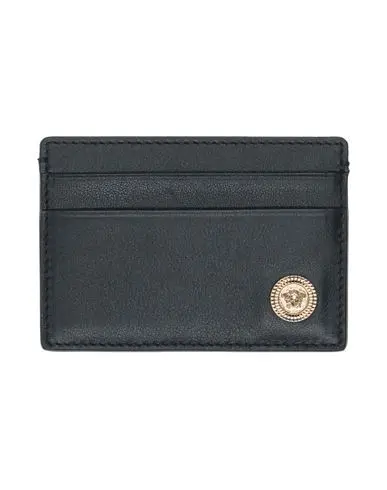 Versace Document Holder Calfskin - Black