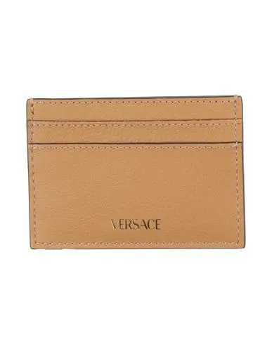 Versace Cardholder Camel Leather - Beige