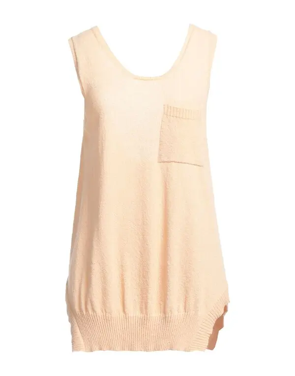 Beatrice B Knitted Bouclé Top - Apricot