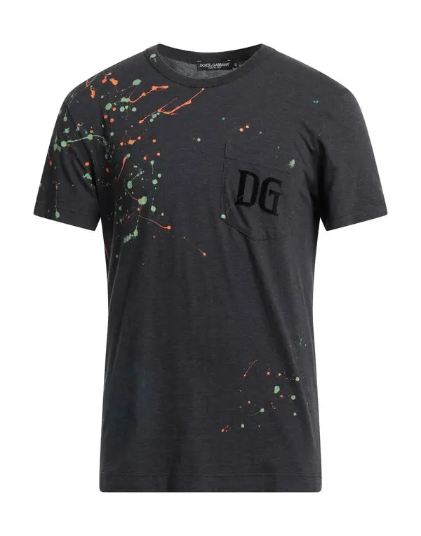 Dolce & Gabbana T-shirt Charcoal Size Cotton - Grey