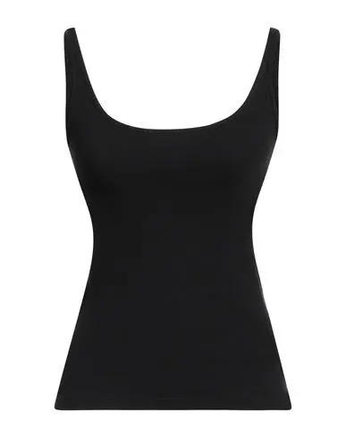OFF-WHITE™ Ribbed Jersey Top - Black