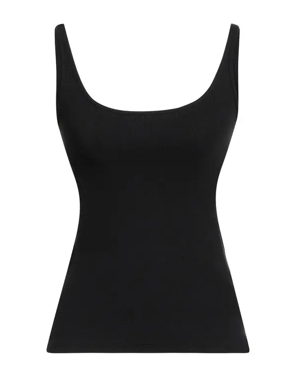 OFF-WHITE™ Ribbed Jersey Top - Black