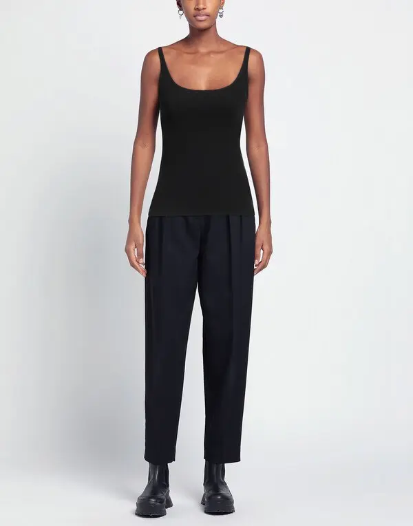 OFF-WHITE™ Ribbed Jersey Top - Black