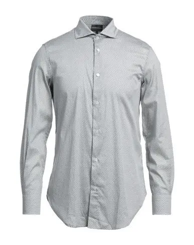 Emporio Armani Shirt Size Cotton, Elastane - Grey