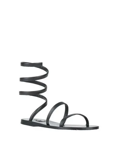 ANCIENT GREEK SANDALS Leather Sandals - Black