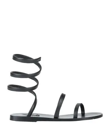 ANCIENT GREEK SANDALS Leather Sandals - Black