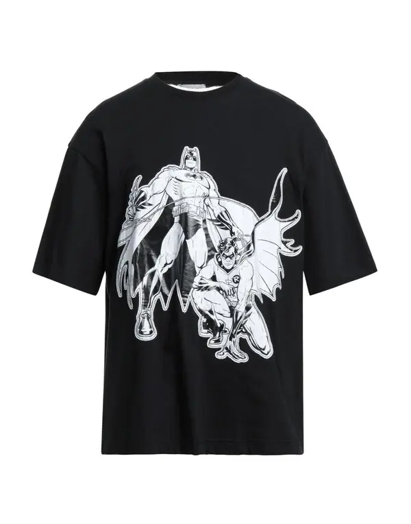LANVIN T-shirt Size Cotton, Metallic Polyester