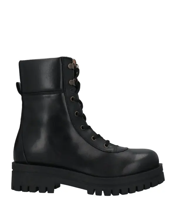 BALDININI Calfskin Combat Boots