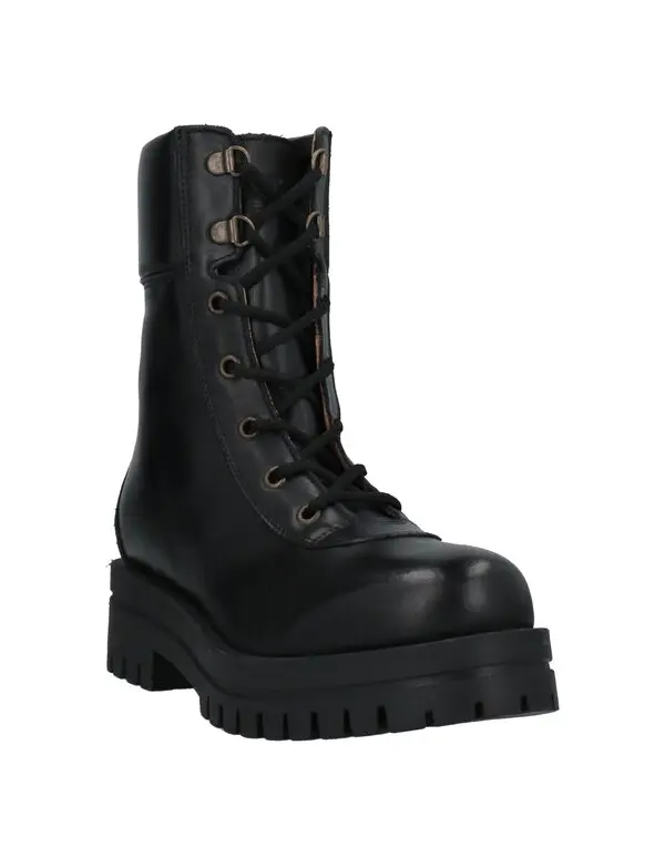 BALDININI Calfskin Combat Boots
