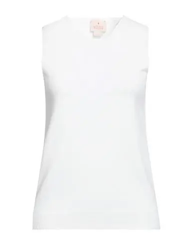NOCOLD Sleeveless Knit Top - White