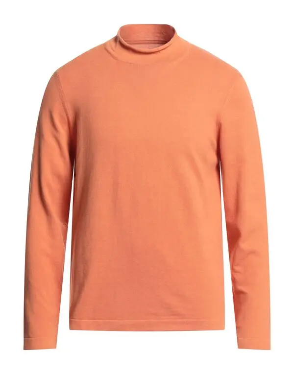 04651/ A TRIP IN A BAG Cotton And Wool Turtleneck - Orange