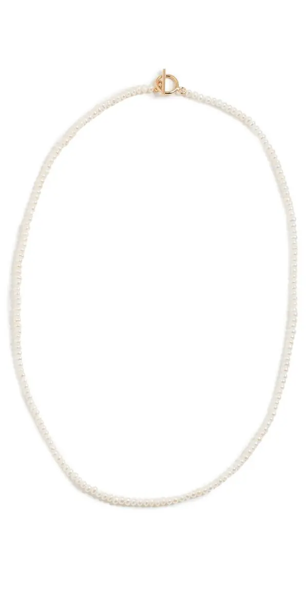 Shashi Pearl Ciel Necklace - Gold