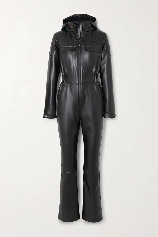 Perfect Moment Corrie Faux Leather Ski Suit