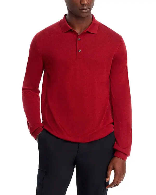 BOSS Lancione Long Sleeve Polo Shirt