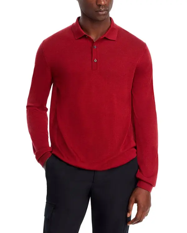BOSS Lancione Long Sleeve Polo Shirt