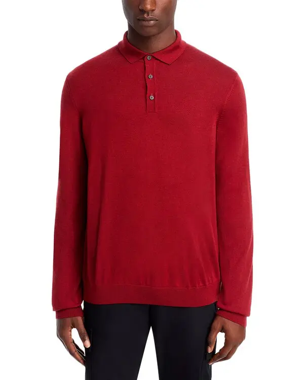 BOSS Lancione Long Sleeve Polo Shirt