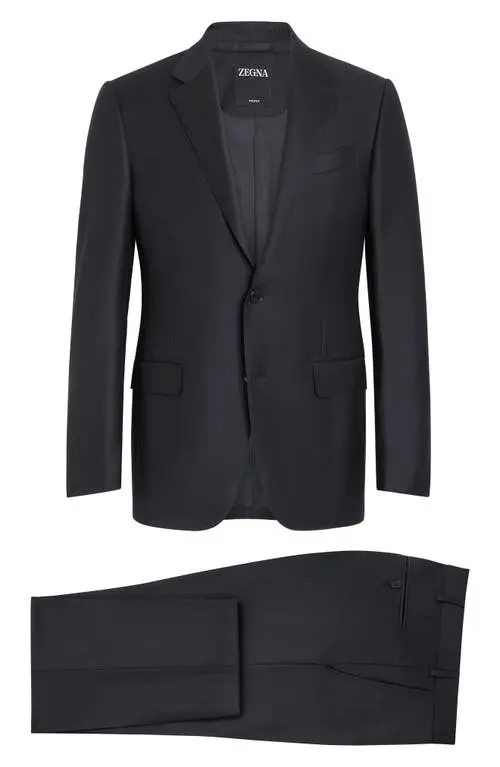 Zegna Trofeo Milano Wool Suit - Navy 1