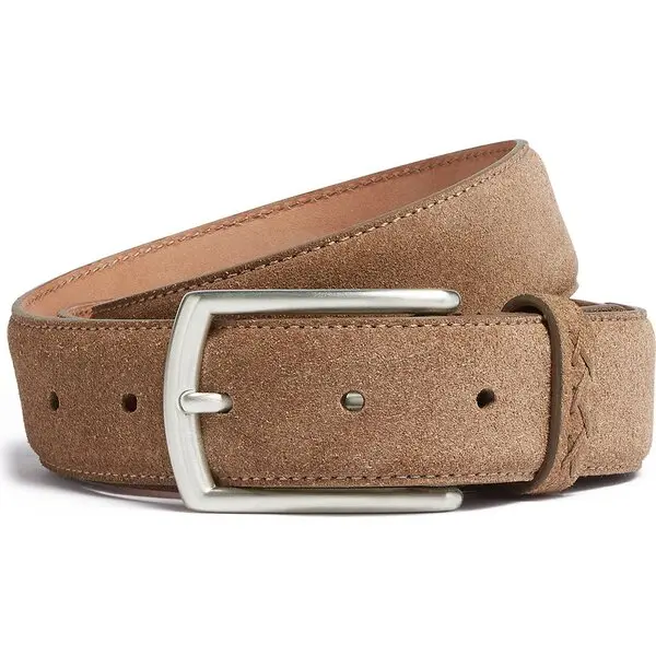 Zegna Suede Belt - Beige