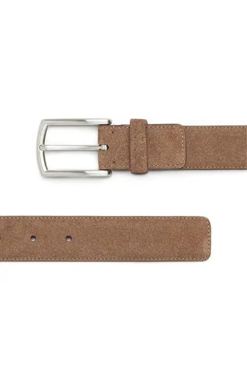 Zegna Suede Belt - Beige