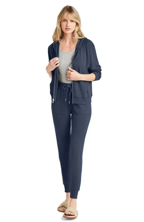 Splendid Zip-up Hoodie - Navy