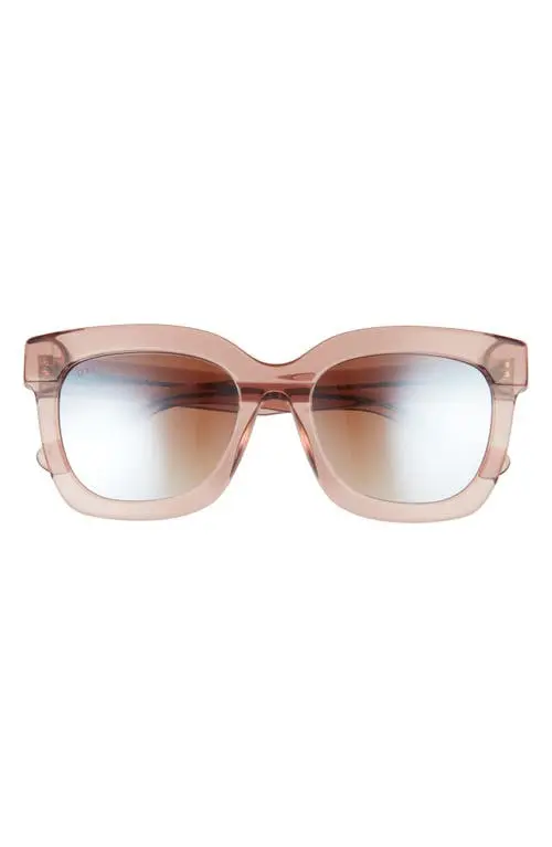 DIFF Carson Rose Stone & Taupe Rose Gradient Polarized Sunglasses DIFF EYEWEAR | Shop DIFF Eyewear Carson Sunglasses in  main image 3