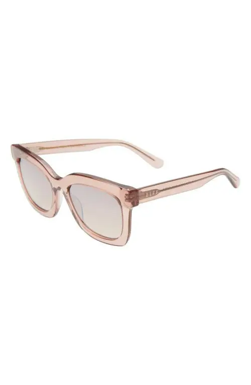 Diff Carson 55mm Polarized Square Sunglasses In Rose Stone  display picture 1