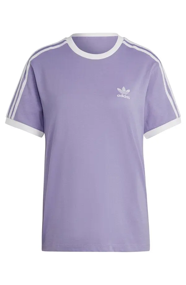 Adidas Adicolor Classics 3-stripes Cotton T-shirt - Magic Lilac
