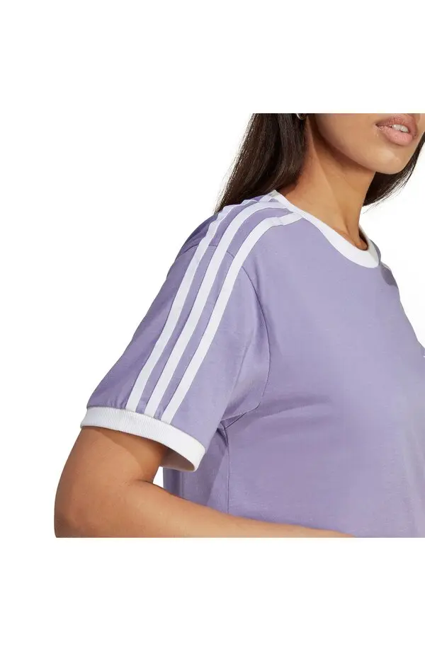 Adidas Adicolor Classics 3-stripes Cotton T-shirt - Magic Lilac