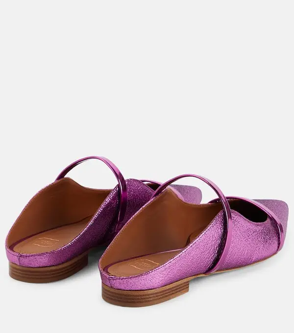 MALONE SOULIERS Maureen Lurex® Slippers - Purple