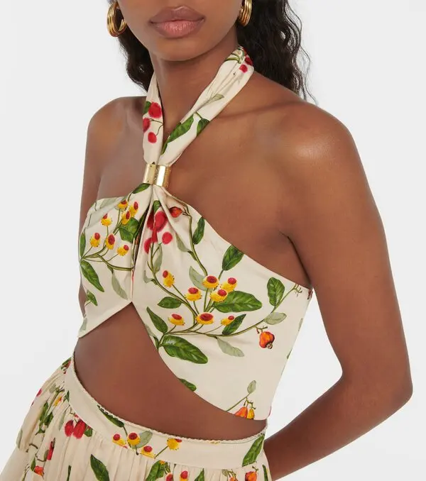 Agua Bendita Mulato Halterneck Top