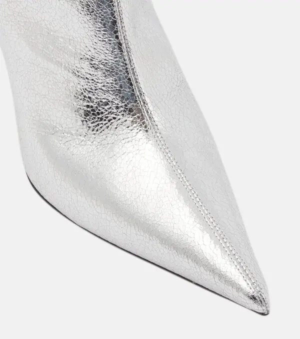 Alexandre Vauthier Metallic Leather Over-the-knee Boots