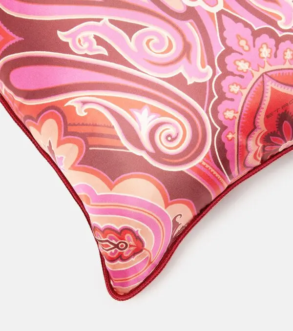 Etro Paisley Silk Cushion