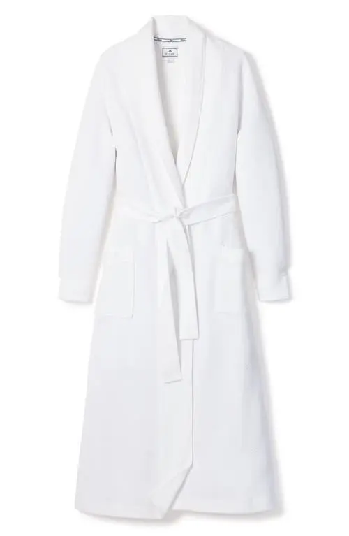 PETITE PLUME Ophelia Pima Cotton Jacquard Robe