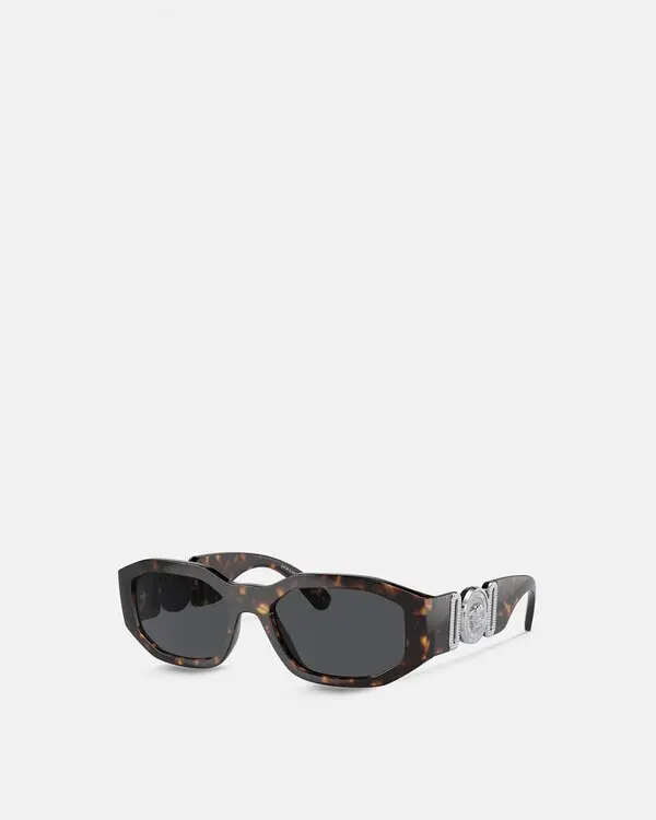 Versace Medusa Biggie Sunglasses - Havana