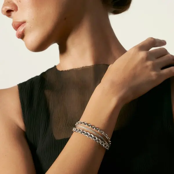 John Hardy Asli Classic Chain Link Multi Row Bracelet