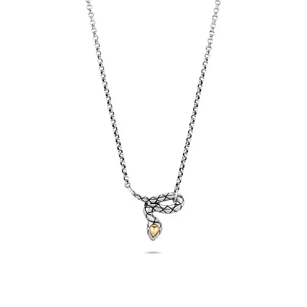John Hardy Legends Cobra Station Necklace - Multicolor