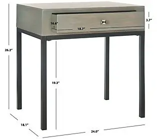SAFAVIEH Adena End Table With Storage Drawer