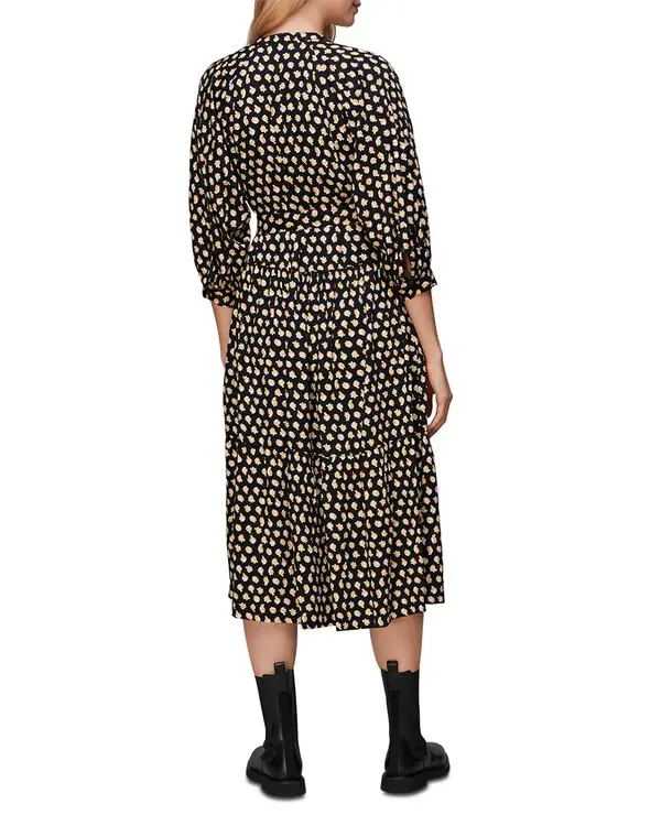 Whistles Twisting Tulips Trapeze Dress