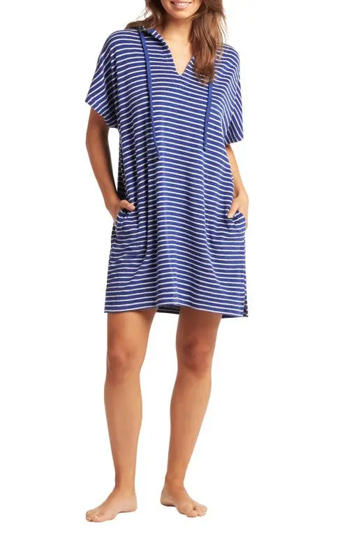 SEA LEVEL Marina Cover-up Hooded Poncho